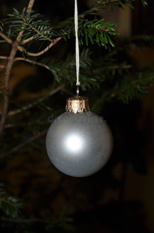 Single Christmas Tree Decoration Stock Photo - Image of ornament ...