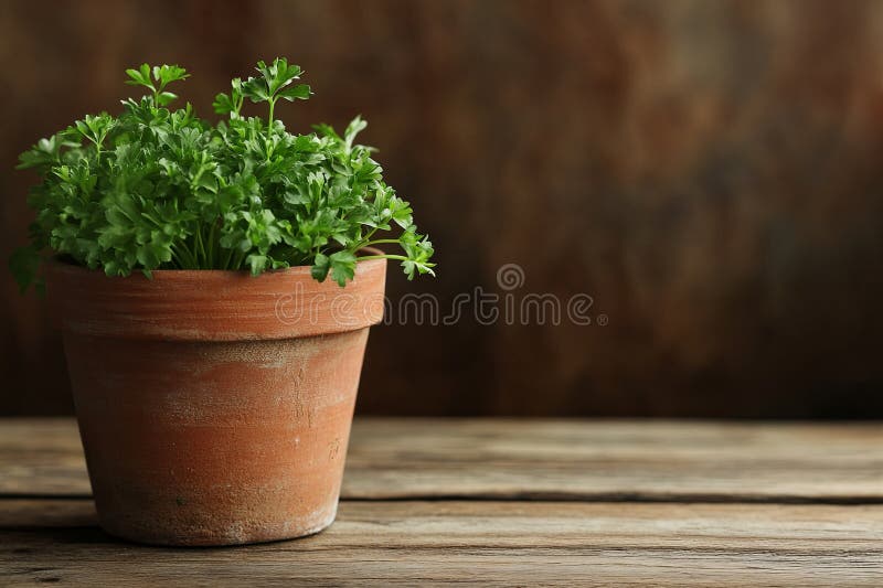 Parsley sprouting stock image. Image of detail, aromatic - 273315379