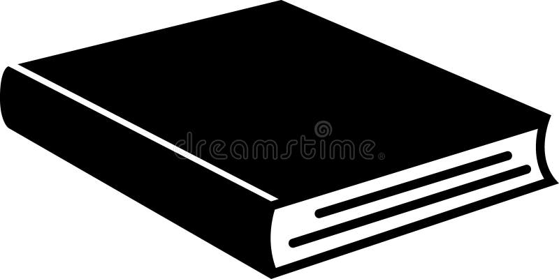 Single Close Book Icon Editable Vector Black Color Stock Image ...