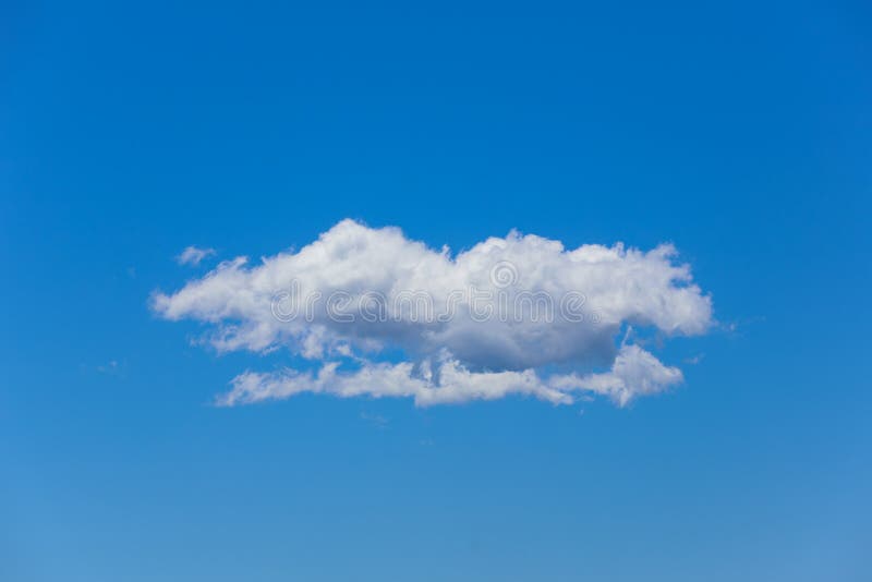 Single cloud in a blue sky stock photo. Image of abstract - 83842444