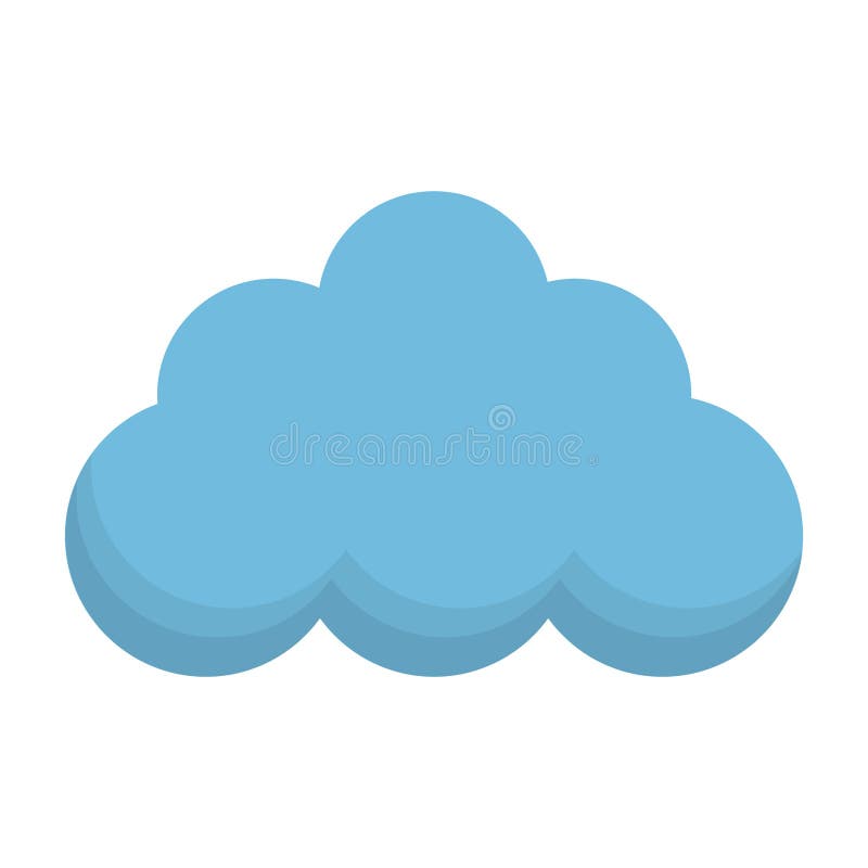 Single cloud icon image stock vector. Illustration of vector - 82384646