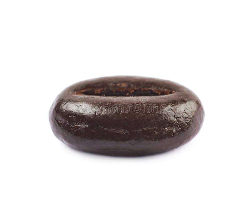 Single Coffee Bean Shaped Candy Stock Image - Image of bitter ...