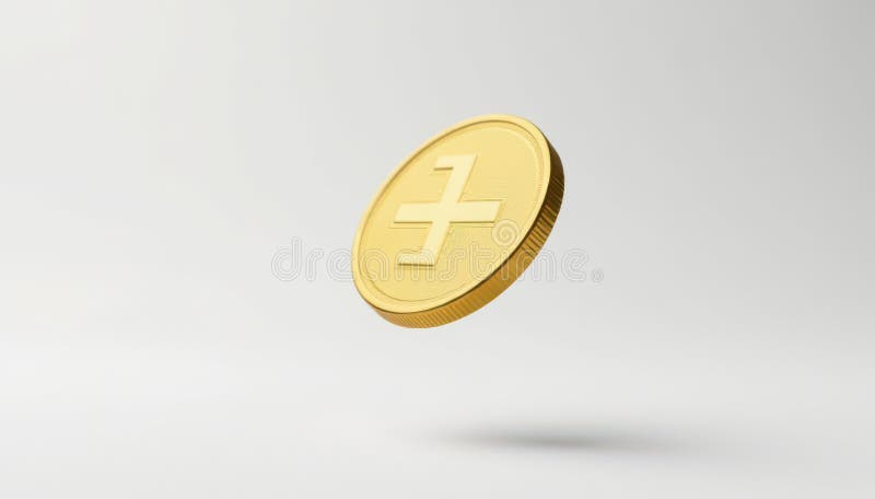 A Single Coin Flipped Mid Air, Isolated on White , Simple, Luck ...