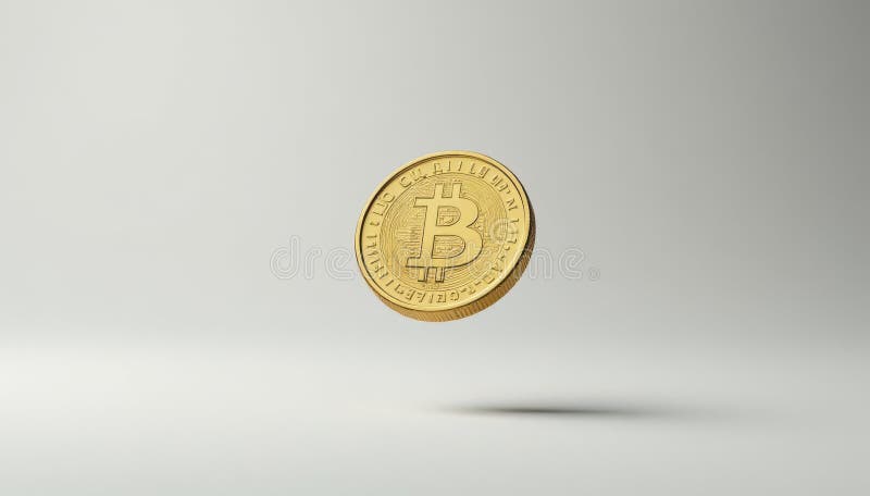 A Single Coin Flips Mid Air, Isolated on White , Wealth, Isolated Stock ...
