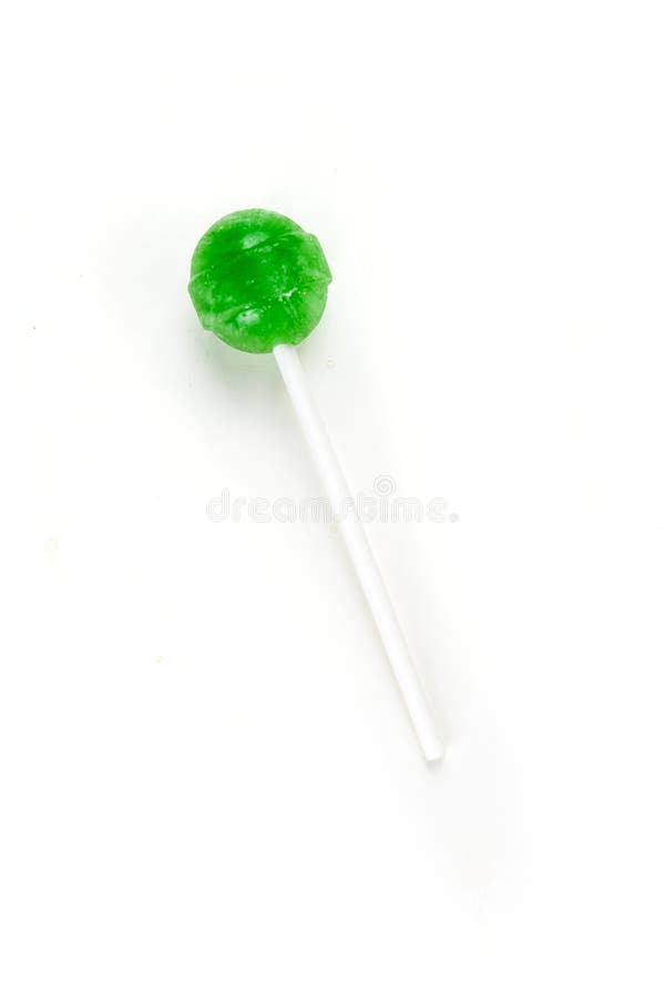 Single Colorful Candy Sucker on a Stick Stock Image - Image of sweet ...