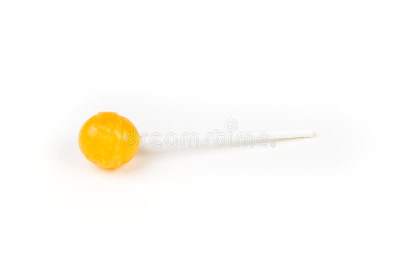 Single Colorful Candy Sucker on a Stick Stock Photo - Image of ...