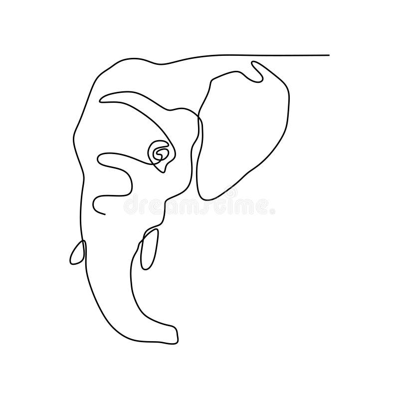 Continuous Line Drawing Indian Elephant Stock Illustrations – 118 ... Continuous Line Drawing Indian Elephant Stock Illustrations – 118 ...