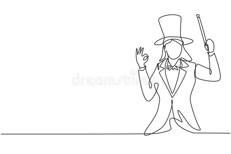 Magician Continuous Line Drawing Stock Illustrations – 88 Magician ... Magician Continuous Line Drawing Stock Illustrations – 88 Magician ...