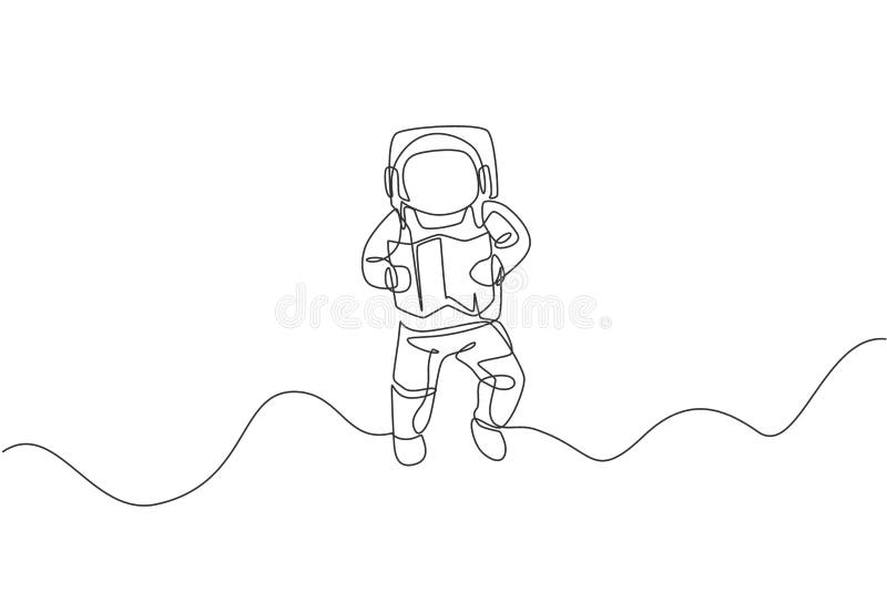 Continuous Line Drawing Reading Map Stock Illustrations – 6 Continuous ...