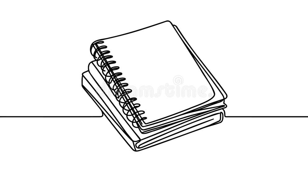 Line Drawing Notepad Pencil Stock Illustrations – 3,884 Line Drawing ...