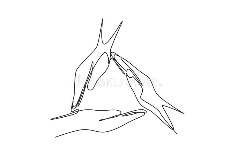 Three Hands Triangle Stock Illustrations – 58 Three Hands Triangle ...
