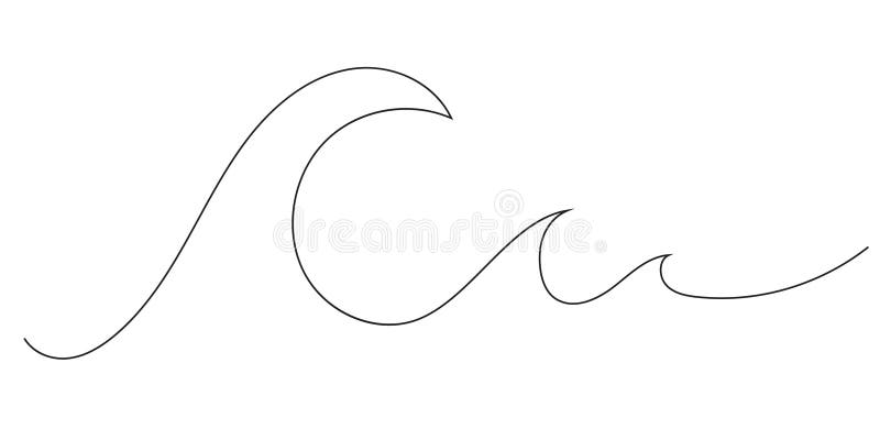 Continuous Drawing Wave Stock Illustrations – 3,641 Continuous Drawing ...