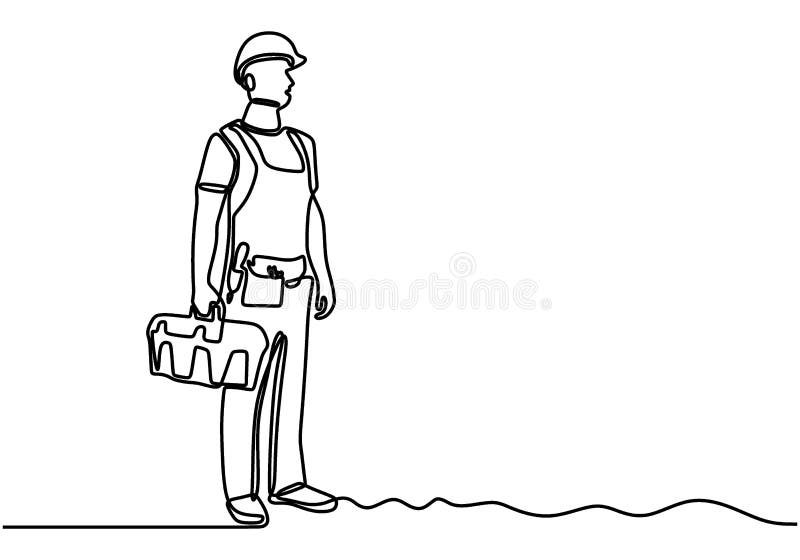 Line Drawing Home Maintenance Tools Stock Illustrations – 911 Line ...