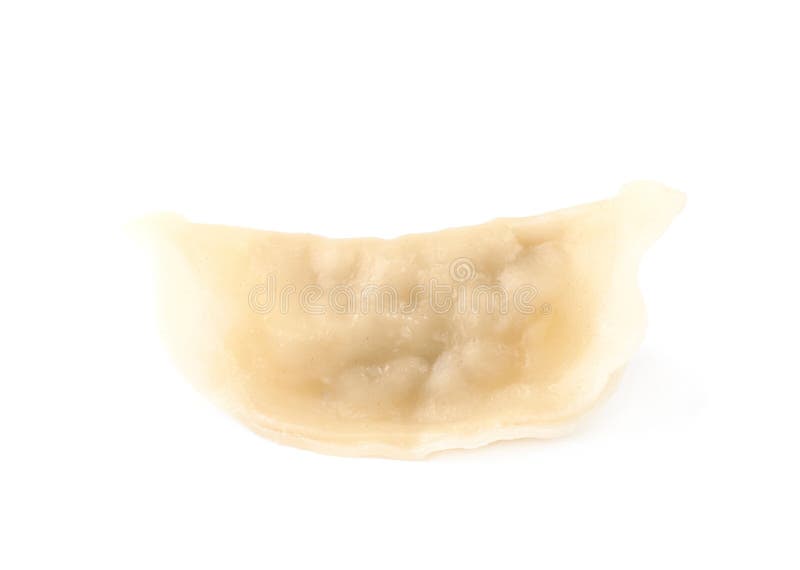 Single Cooked Dumpling Isolated Stock Photo - Image of asian, meal ... Single Cooked Dumpling Isolated Stock Photo - Image of asian, meal ...