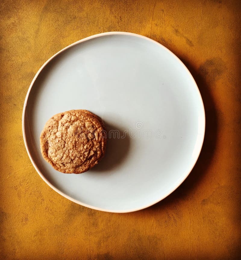 Single cookie stock image. Image of isolated, snack, single - 15832013
