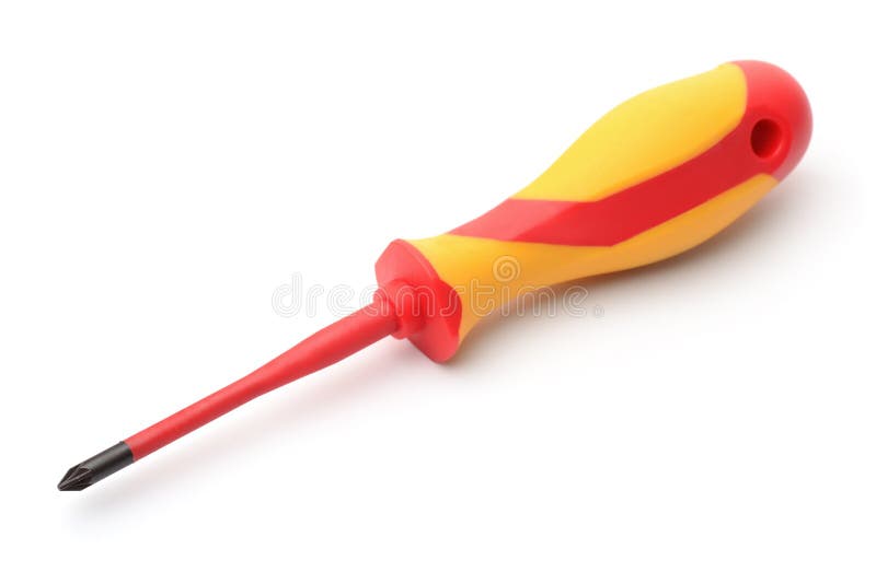 Single Cross-head Screwdriver Stock Photo - Image of metal, work: 105408362