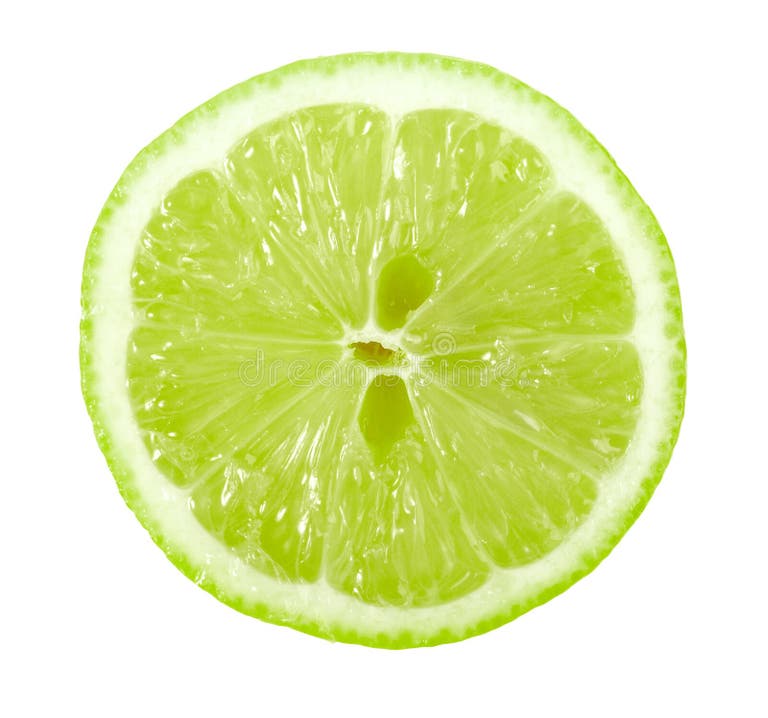 Single Cross Section of Lime Stock Photo - Image of slices, closeup ...