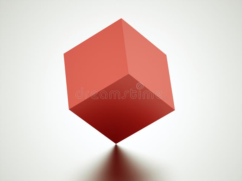 Single Cubes Concept for Business Stock Illustration - Illustration of ...