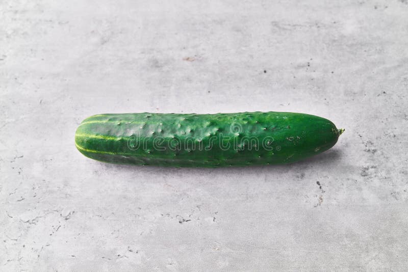 Single Cucumber on a Marble Surface Stock Image - Image of vitamin ...