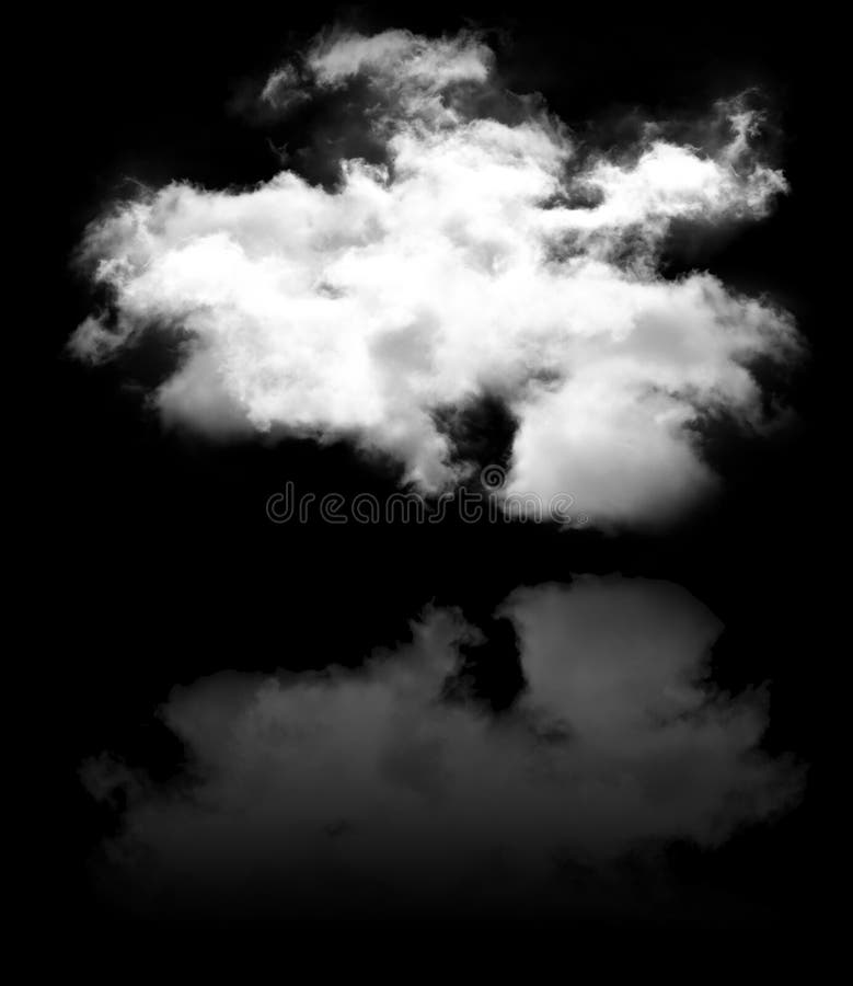 Cloud Shape Vector, Realistic Single Cloud Stock Vector - Illustration ...