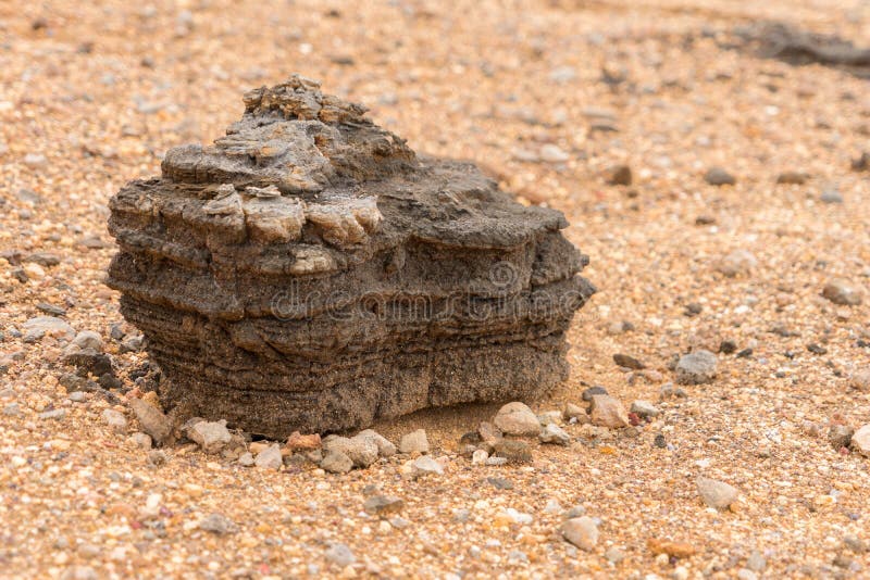 Single Dark Brown Lava Stone Stock Image - Image of iceland, bright ...