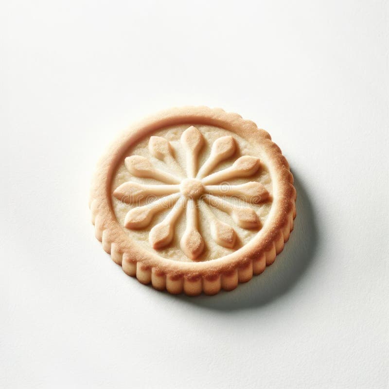 Single Die Cut Cookie. Flat Lay. AI Generated Stock Illustration ...