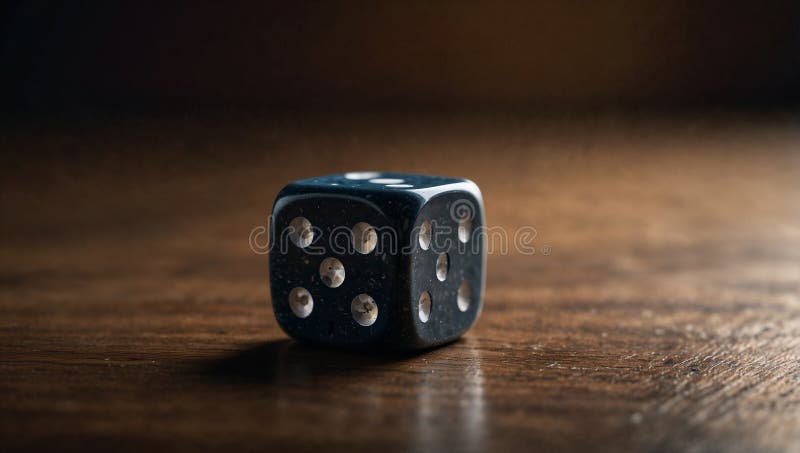 A Single Die Showing Same Number on Different Sides, Symbolizing Luck ...