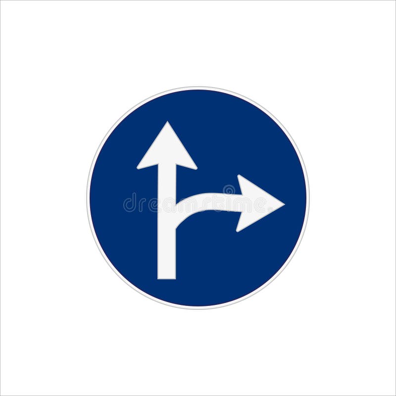 Single Directions Traffic Signs Icon for Web and Mobile Design Isolated ...