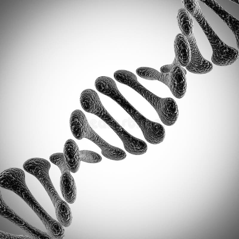 A Single DNA Scientific Illustration Stock Illustration - Illustration ...