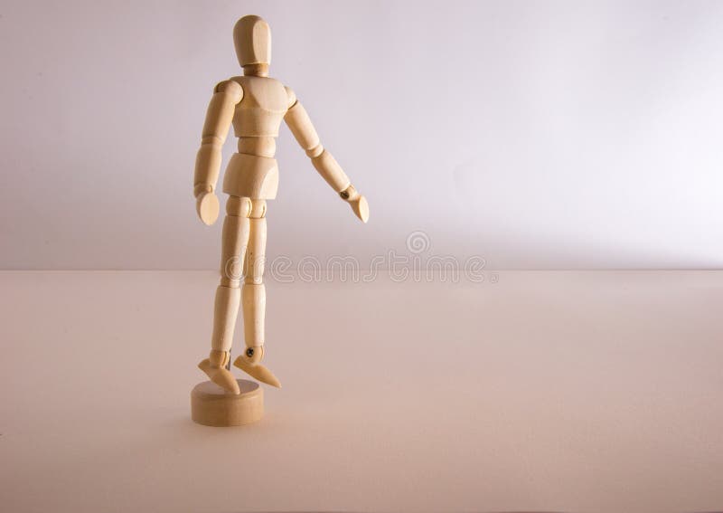 A Single Doll Man Stand Alone in Loneliness Stock Photo - Image of ...