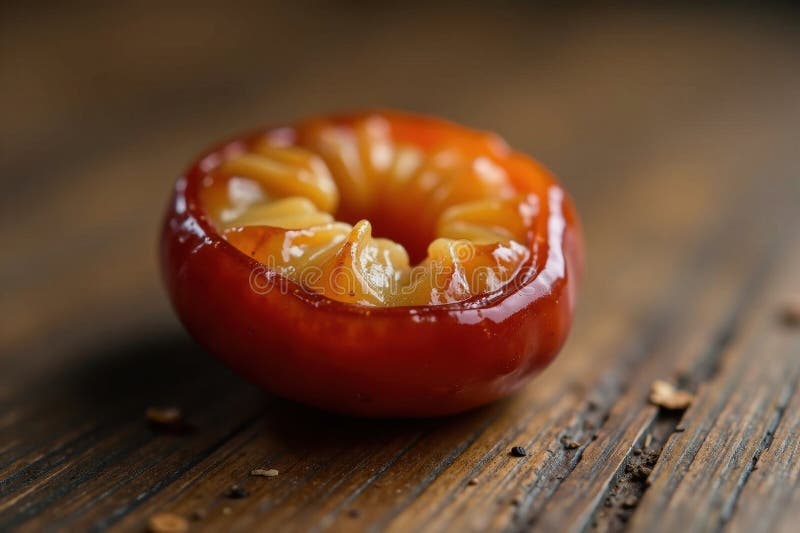 Single Dried Date; Rich Brown Hue, Visible Texture , Middle Eastern ...