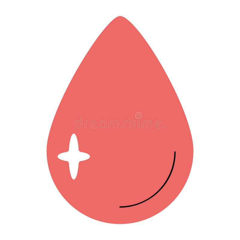 A Single Drop of Blood Can Save Lives Stock Illustration - Illustration ...
