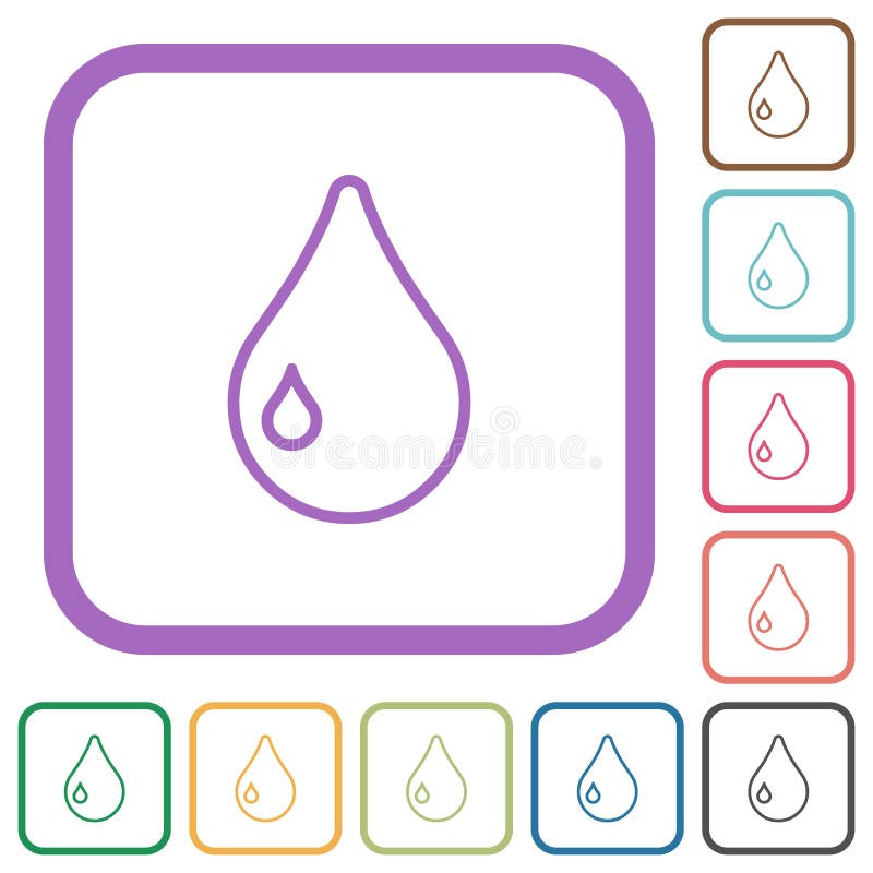 Single red drop of blood stock illustration. Illustration of glossy ...