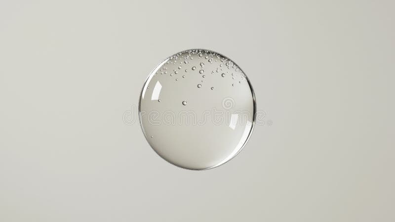Single Drop Water Bubbles Its Surface Stock Photos - Free & Royalty ...
