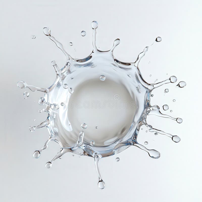 Single Drop Water Splashing Energetically Pool Stock Photos - Free ...