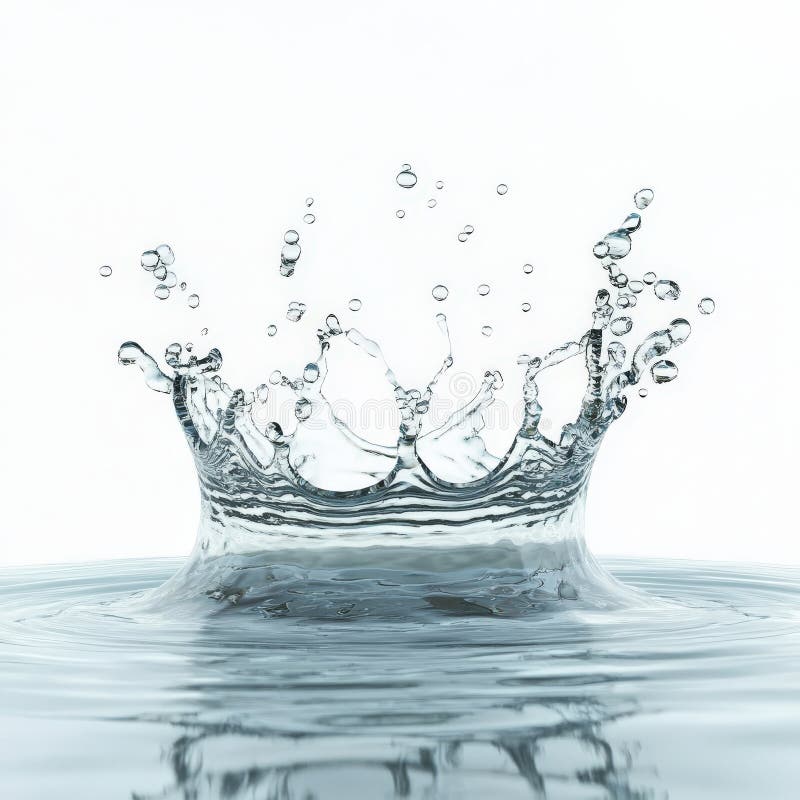 Single Drop Water Splashing Energetically Pool Stock Photos - Free ...