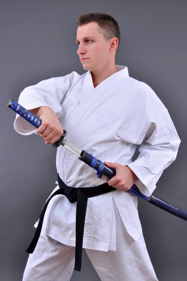 Karate man stock image. Image of activity, artist, defense - 18091651