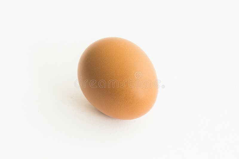 The Single Egg on the Isolated Background Stock Image - Image of ...