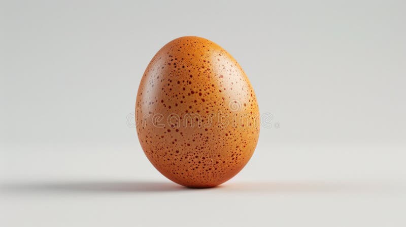 A Single Egg Sitting on a Wooden or Tabletop Stock Image - Image of ...