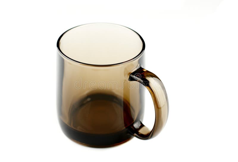 Single Brown Glass Cup Full of Ice Stock Photo - Image of food, cocoa ...