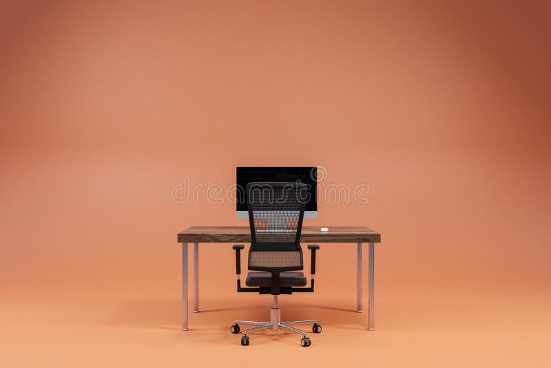 Single Empty Office Computer Workspace Discount Offer on Infinite ...