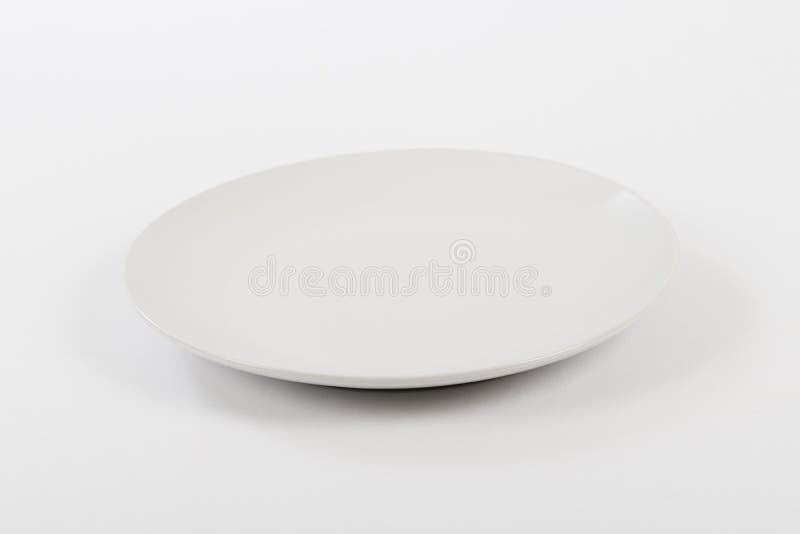 Single Empty Plate stock photo. Image of platter, tableware - 31965542