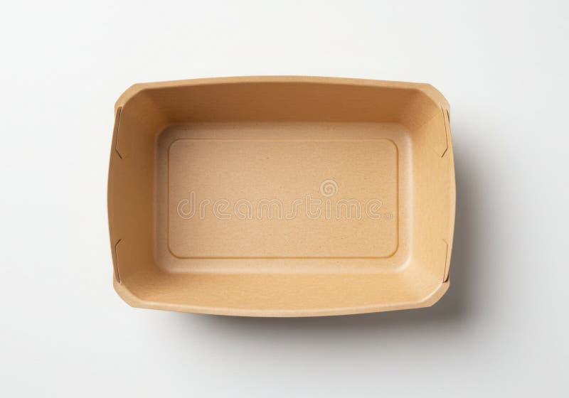 Empty Rectangular Paper Food Container Stock Illustrations – 832 Empty ...