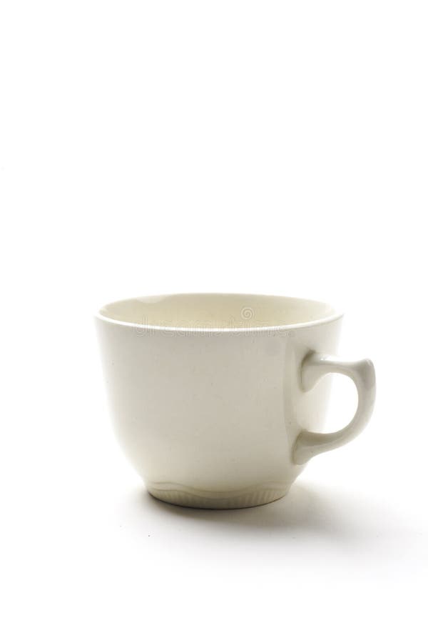Empty Cup on with Background Stock Image - Image of photograph, handle ...