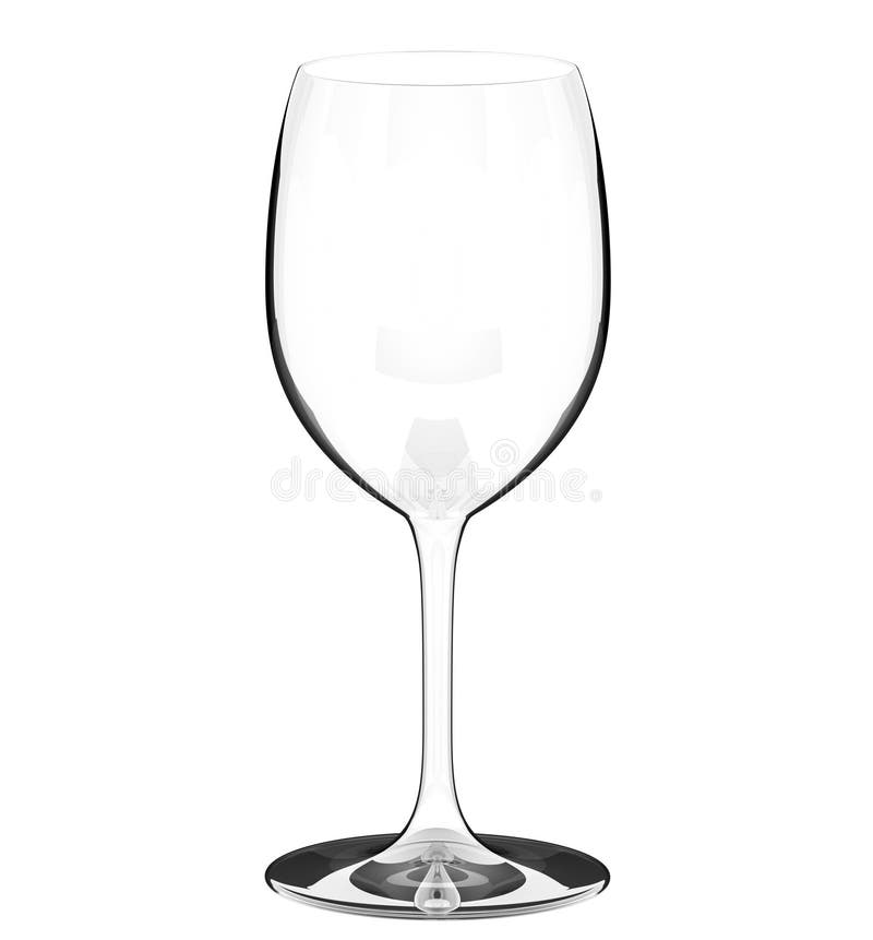 Single empty wine glass stock image. Image of wineglass - 23568187