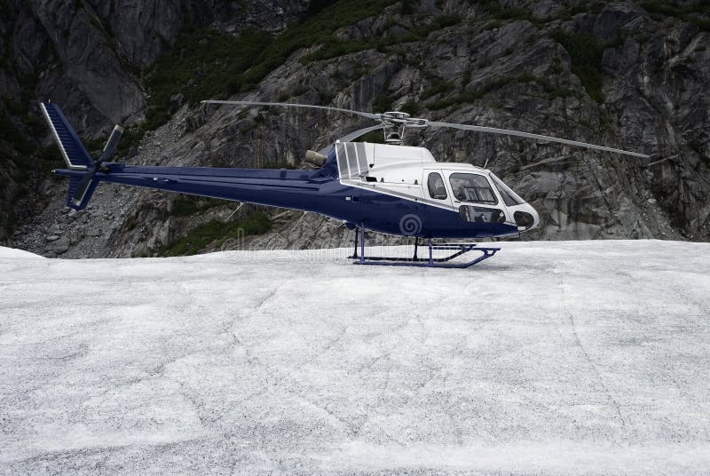 Single-engine Helicopter Landed Stock Photo - Image of combat, army ...