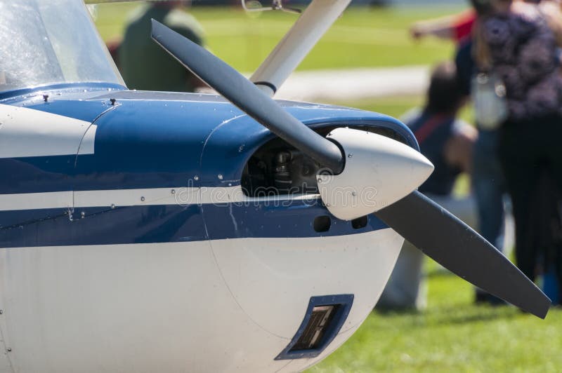 Single engine plane stock image. Image of historic, aviation - 45299101
