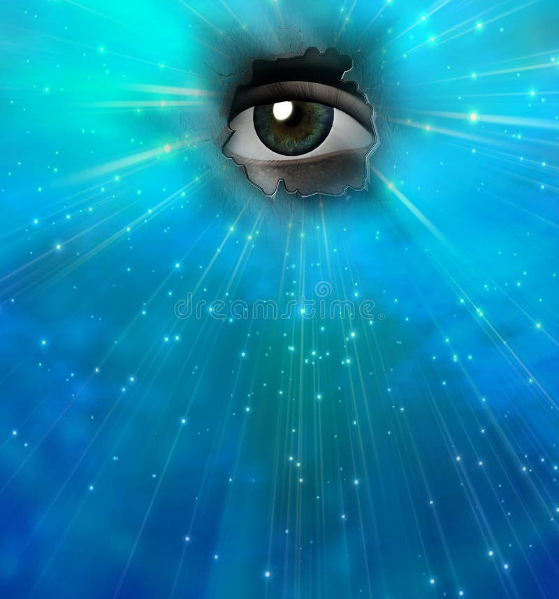 Single Eye stock illustration. Illustration of fairytale - 16103340
