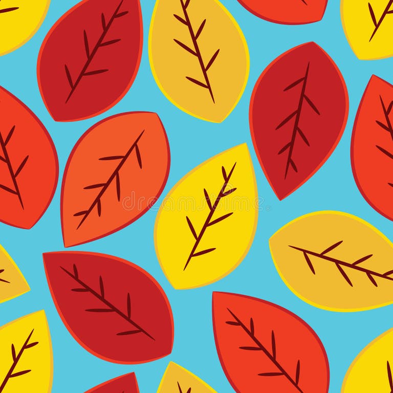 Pattern Leaves Fall Blue Stock Illustrations – 15,737 Pattern Leaves ...