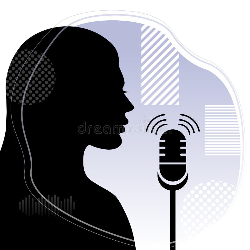 Female Voice Logo Stock Illustrations – 451 Female Voice Logo Stock ...
